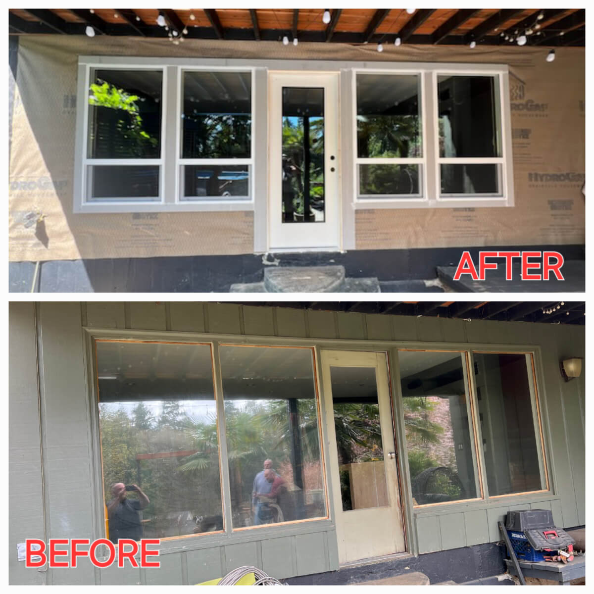 Before And After Impact Windows Crystal River Windows, Inc. Window